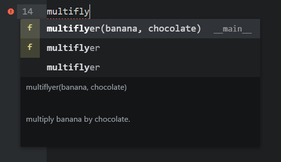 Extra newline showing in the docs in the auto-completion window · Issue ... Extra newline showing in the docs in the auto-completion window · Issue ...